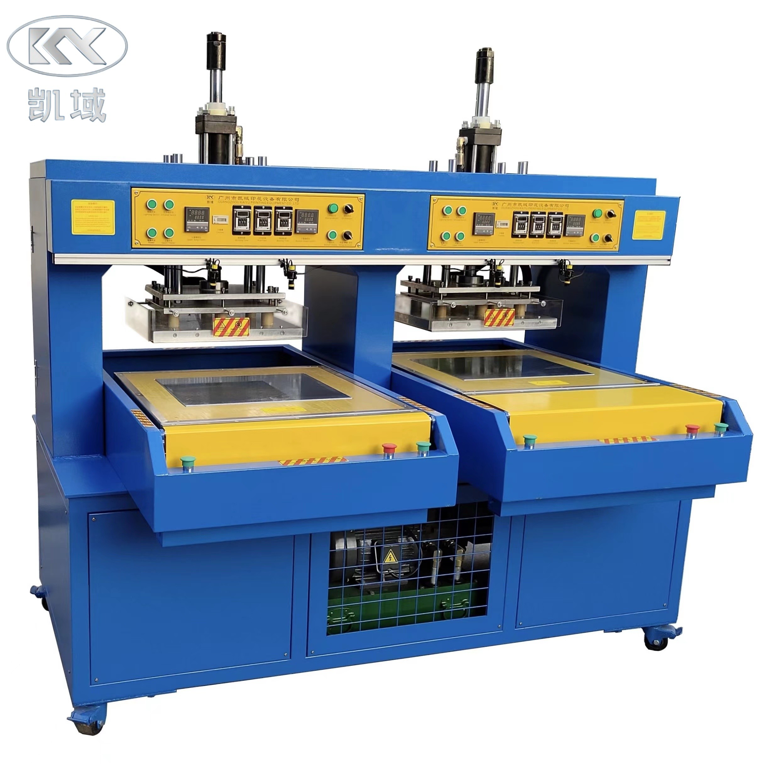 Infrared 3D Heat Cloth Embossing Machine Double Head ODM